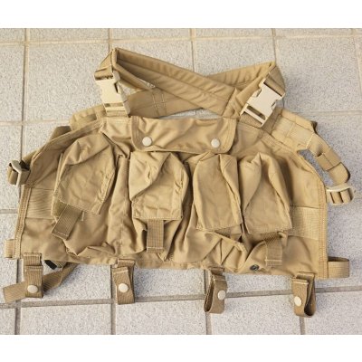 米軍放出LBT-0290Dチェストリグ ライトタン金タグロット品 - ミリタリーサープラス キャンプ・ビッキー